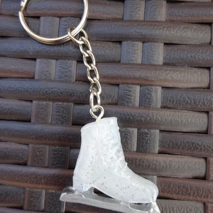 Epoxy Resin Ice Skating Shoe Keychain for an Ice Skate Lovers - Etsy