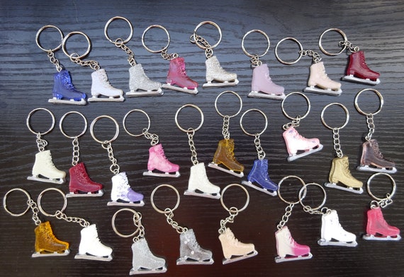 Epoxy Resin Ice Skating Shoe Keychain for an Ice Skate Lovers - Etsy