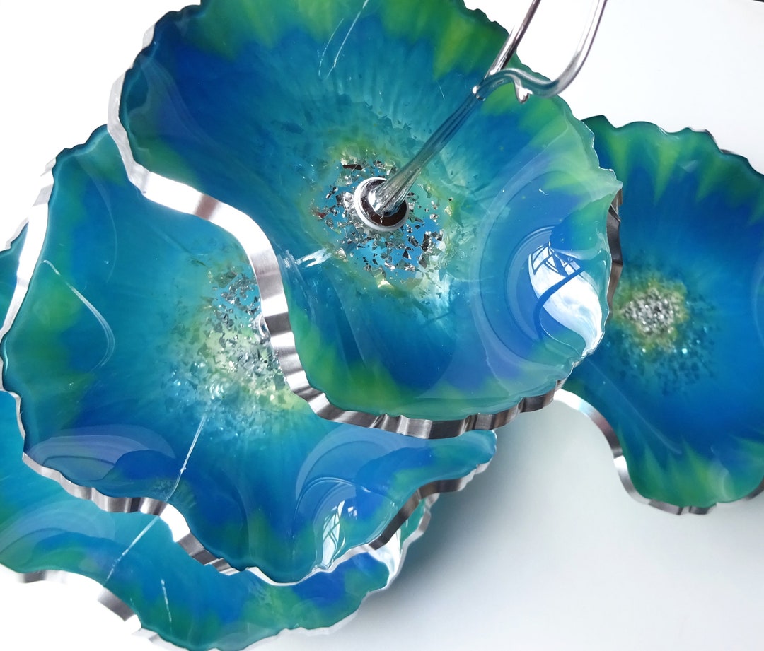 Elegant Epoxy Resin 3-layer Deco Cupcake Set/ Muffin Set/ Resin Bowl ...