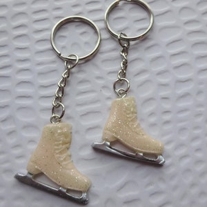Epoxy Resin Ice Skating Shoe Keychain for an Ice Skate Lovers - Etsy
