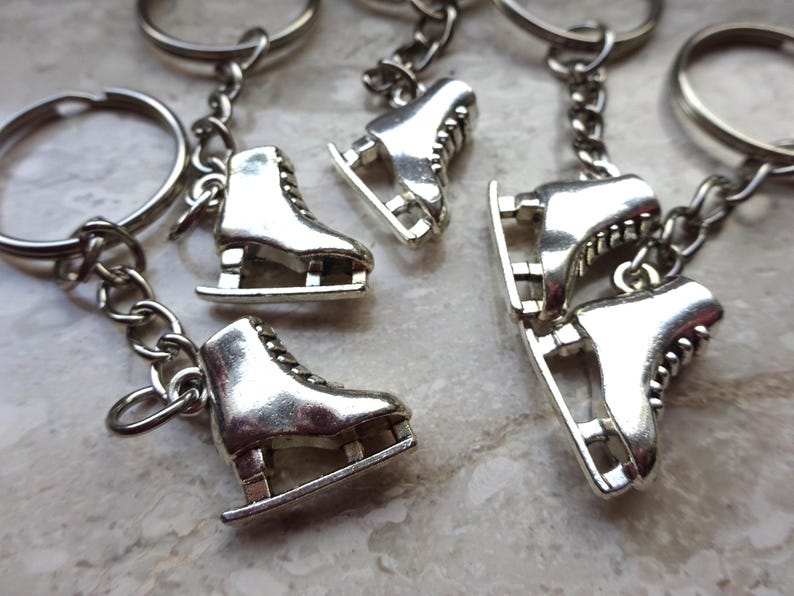 3 Pcs. Ice Skating Shoe Keychain for an Ice Skate Fan / Figure Skating ...
