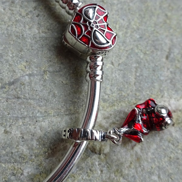Hanging Spiderman Pandora Charm - Etsy