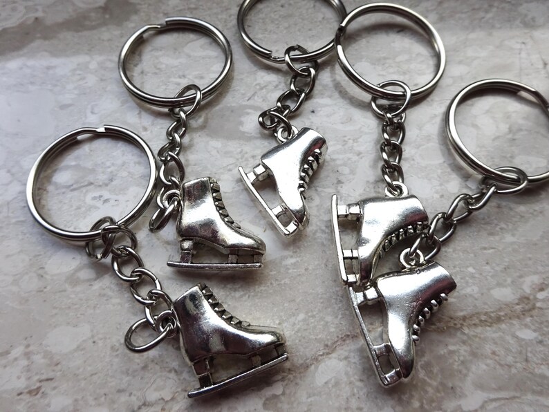 3 Pcs. Ice Skating Shoe Keychain for an Ice Skate Fan / Figure Skating ...