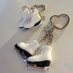 Ice Skate Keychain – Gift for Ice Skater – Bag Charm – Figure Skating ...