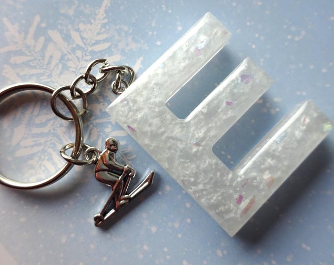 Ski Keychain, Skiing Key Chain, Gift for Skiier Teenager Teenage Teen ...