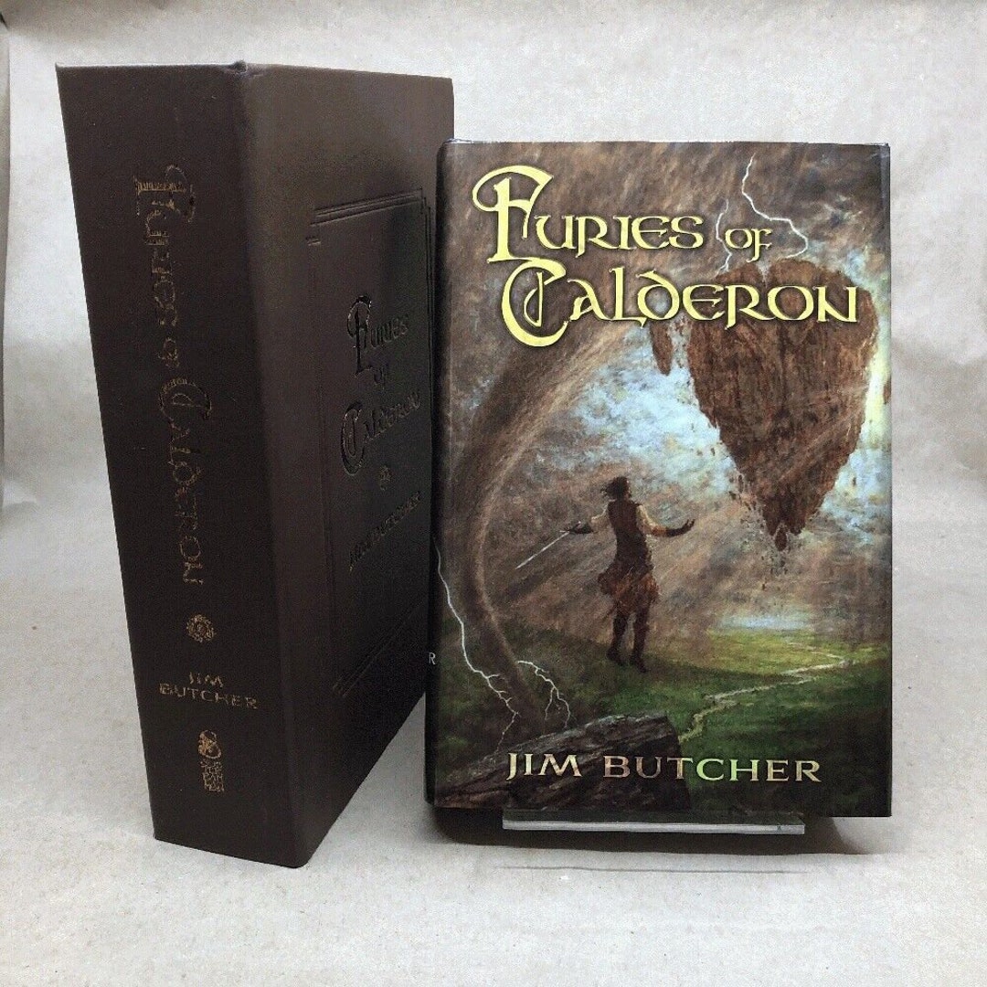 Furies of Calderon by Jim Butcher (signed Lettered, PC Traycase ...