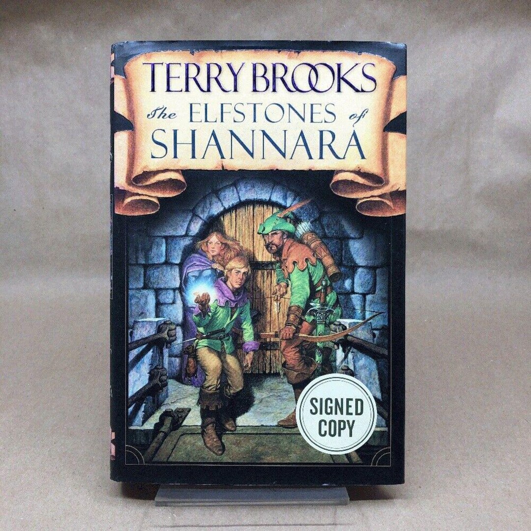 The Elfstones of Shannara by Terry Brooks signed, B&N Edition ...