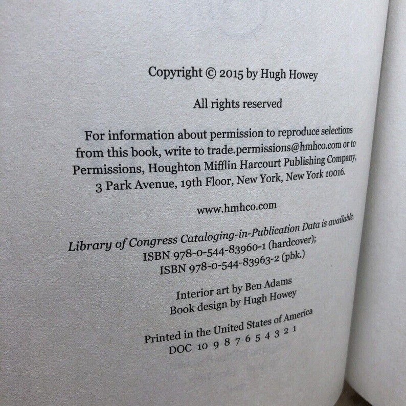 Beacon 23 by Hugh Howey first Edition, Hardcover in Jacket - Etsy