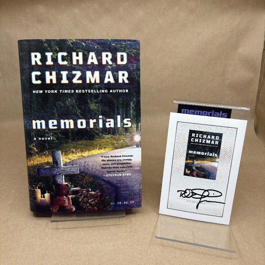 Memorials by Richard Chizmar (signed Bookplate, First Edition, Hardcover) - Etsy