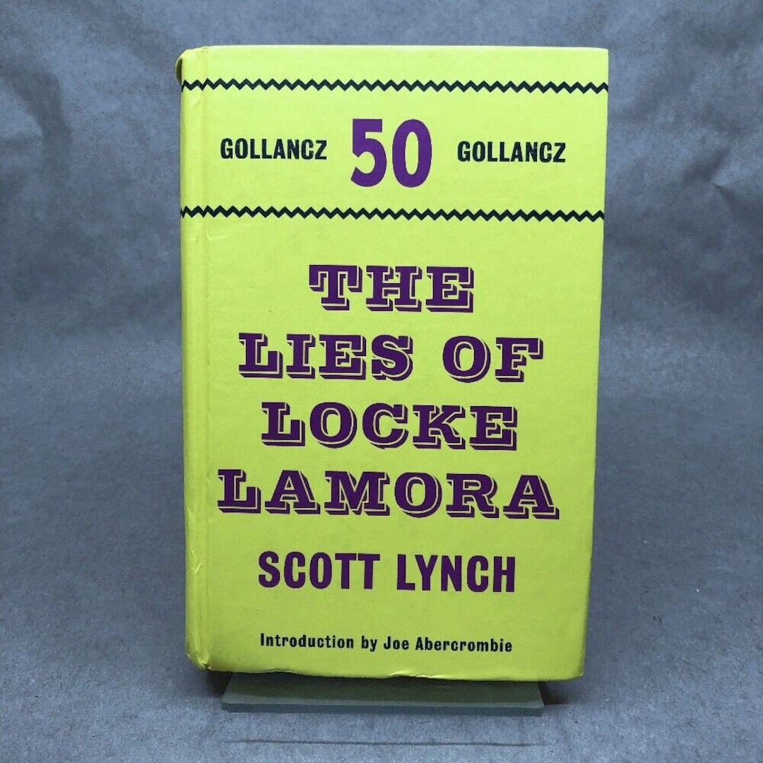 The Lies of Locke Lamora by Scott Lynch (gollancz, UK Hardcover) - Etsy