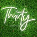 Thirty Neon Sign/custom Neon Sign/neon for Wall Hanging Decoration/neon ...