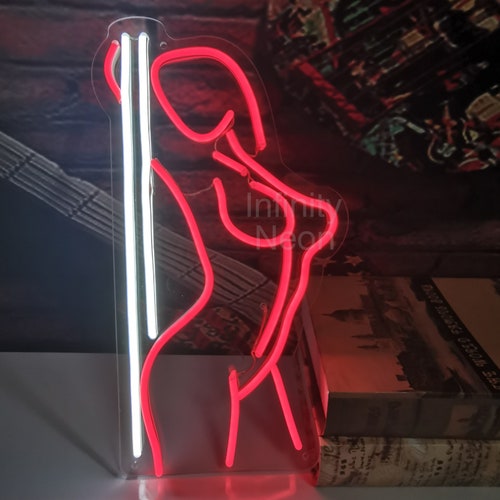 Sexy Girl Neon Sign Etsy