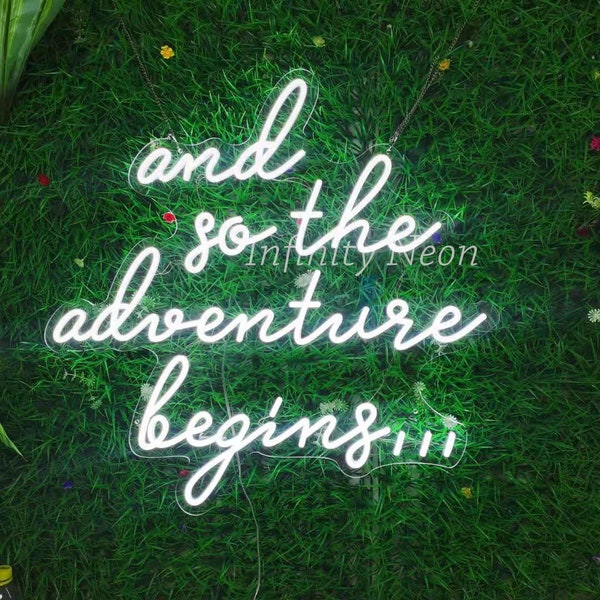 Let the Adventure Begin Neon Sign - Etsy