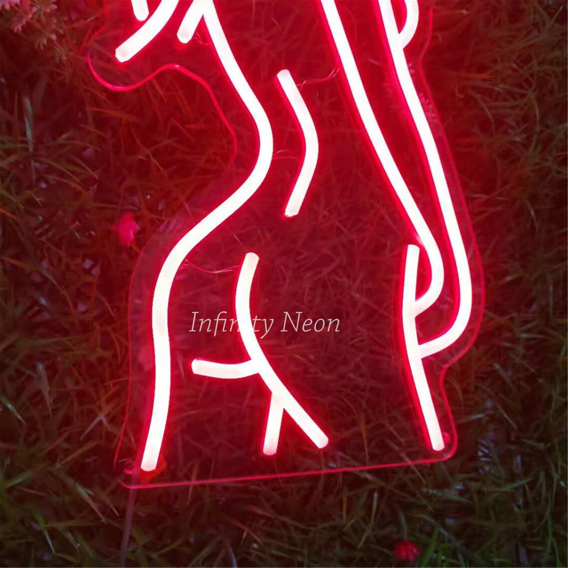 Custom Neon Sign Girl Back Shape Neon Sign Custom Wedding Neon - Etsy