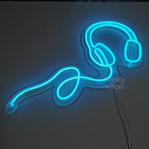 Headset Neon Sign/ Custom Neon Sign/ Custom Wedding Neon Sign/ Neon ...