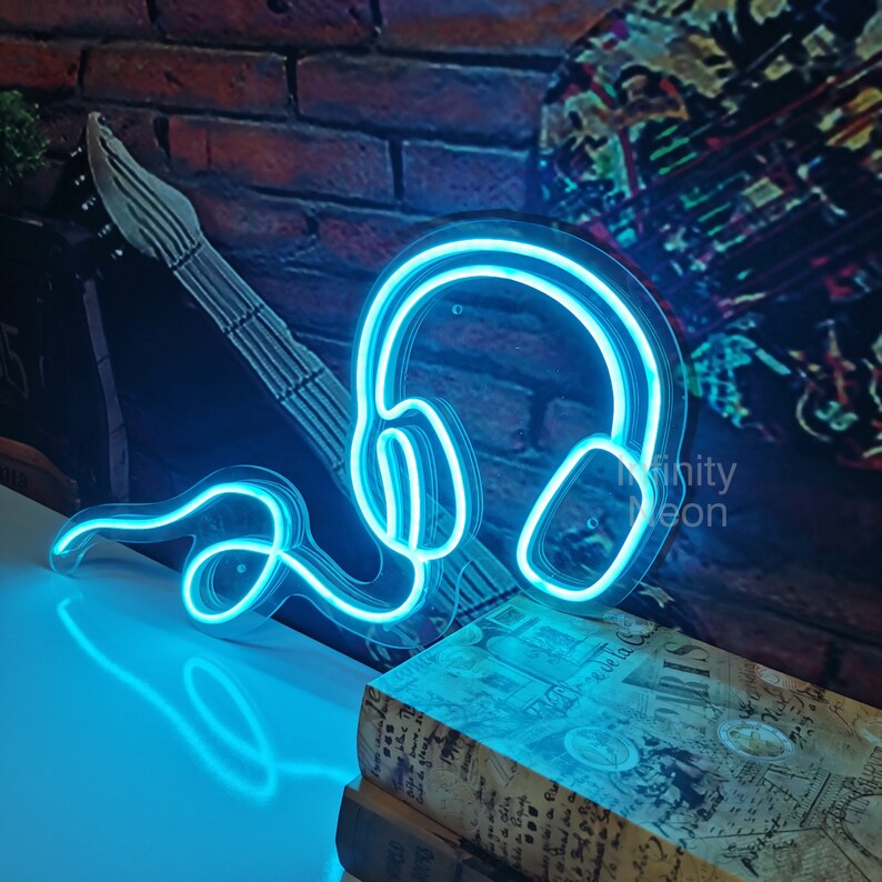 Headset Neon Sign/ Custom Neon Sign/ Custom Wedding Neon Sign/ | Etsy