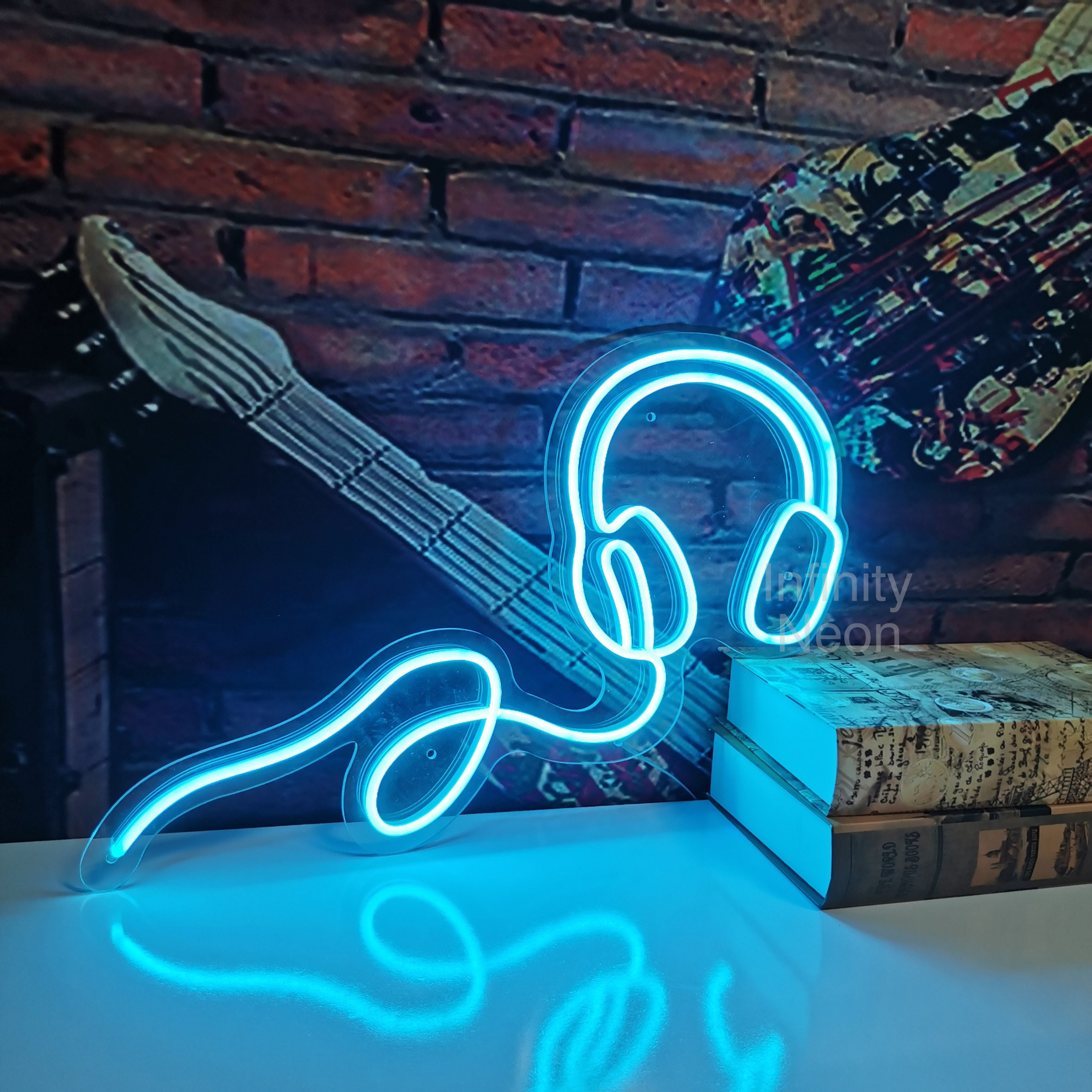Headset Neon Sign/ Custom Neon Sign/ Custom Wedding Neon Sign/ - Etsy