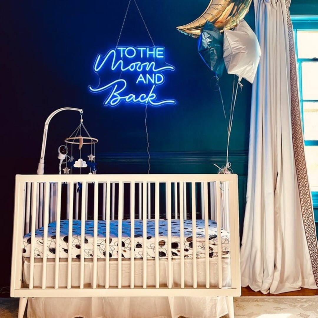 Custom Neon Sign/to the Moon and Back Neon Sign/personalized Neon Sign ...