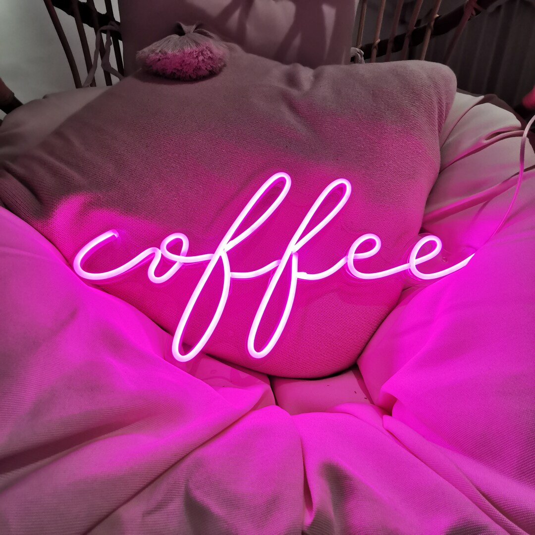 Coffee Neon Sign / Flex Neon Sign / Handcrafted Neon Sign / Wall Neon ...