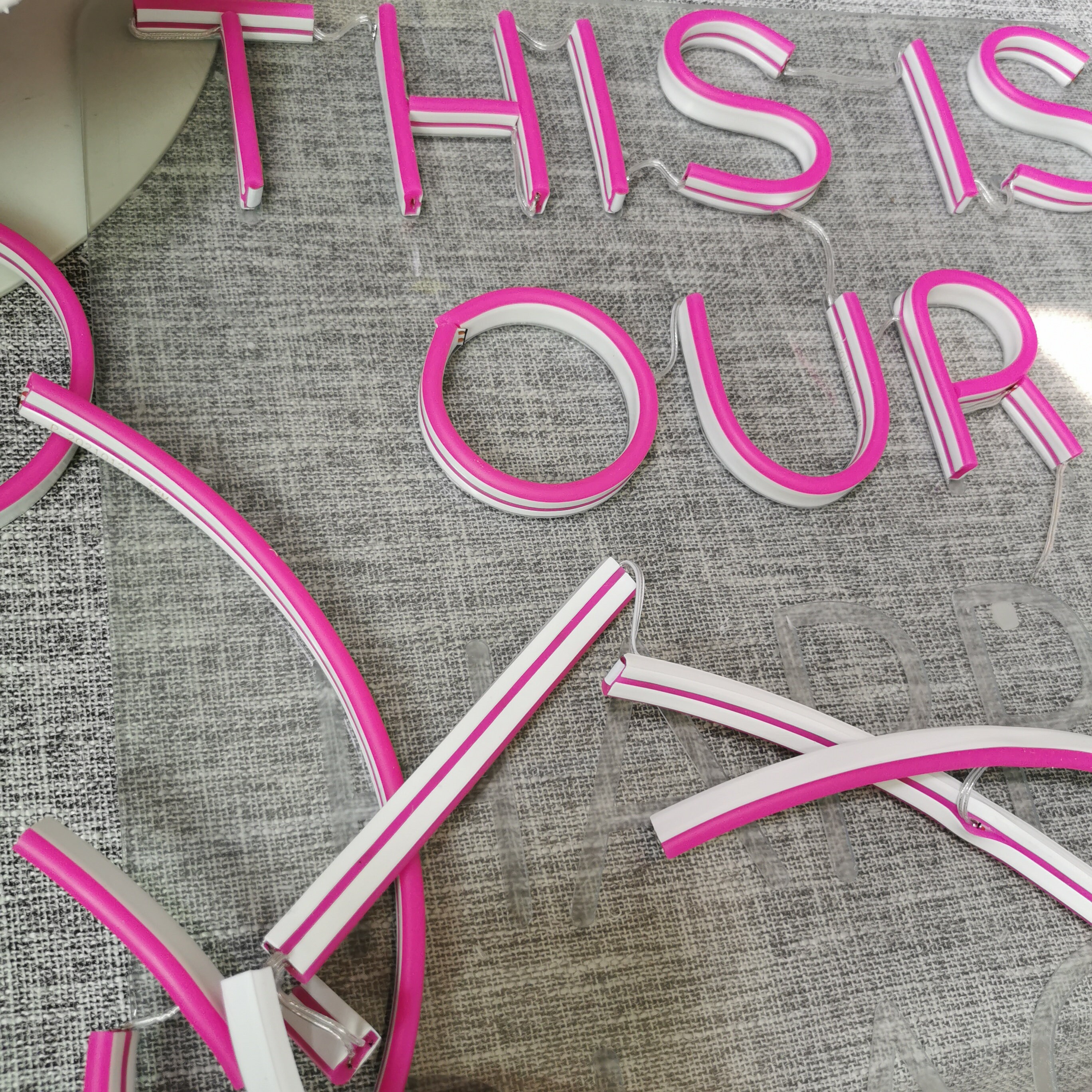 This Is Our Happy Place Neon Sign Custom Name Neon Sign LED | Etsy