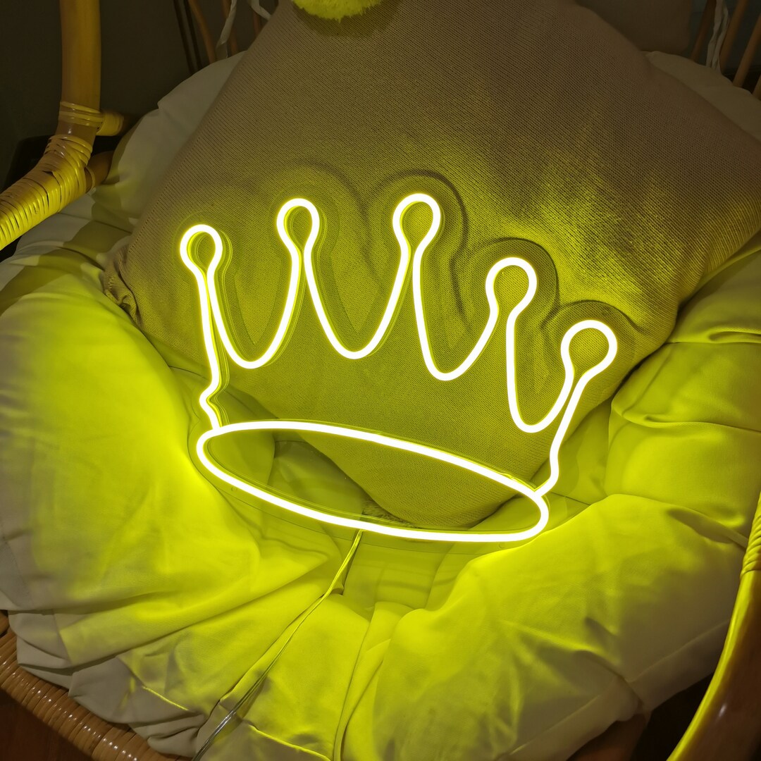 Crown Neon Sign Wedding Custom Neon Sign Flex Led Neon Light Sign Led ...