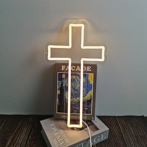Cross Neon Sign, LED Cross Neon Sign, ,jesus Neon Sign, Cross LED Jesus ...