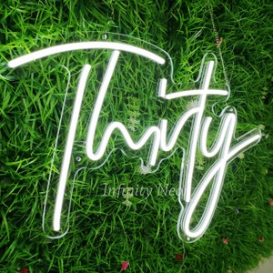 Thirty Neon Sign/custom Neon Sign/neon for Wall Hanging Decoration/neon ...