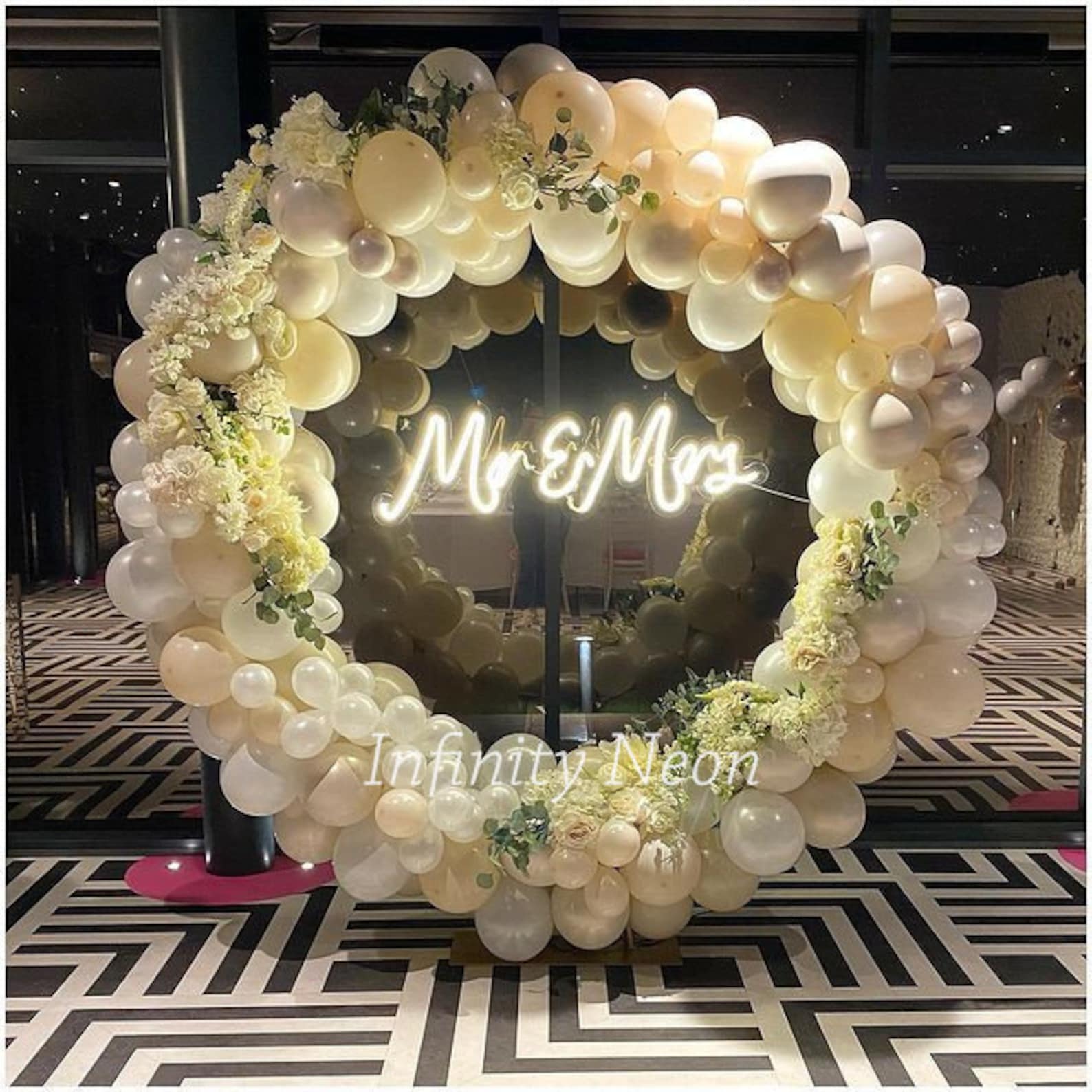 Mr & Mrs Neon Sign Custom Neon Light Sign Led Custom Warm White Light ...