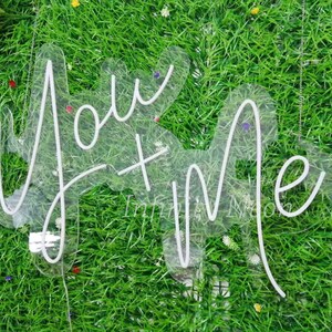 Custom Neon Sign You and Me Neon Sign Custom Wedding Neon Sign Led ...