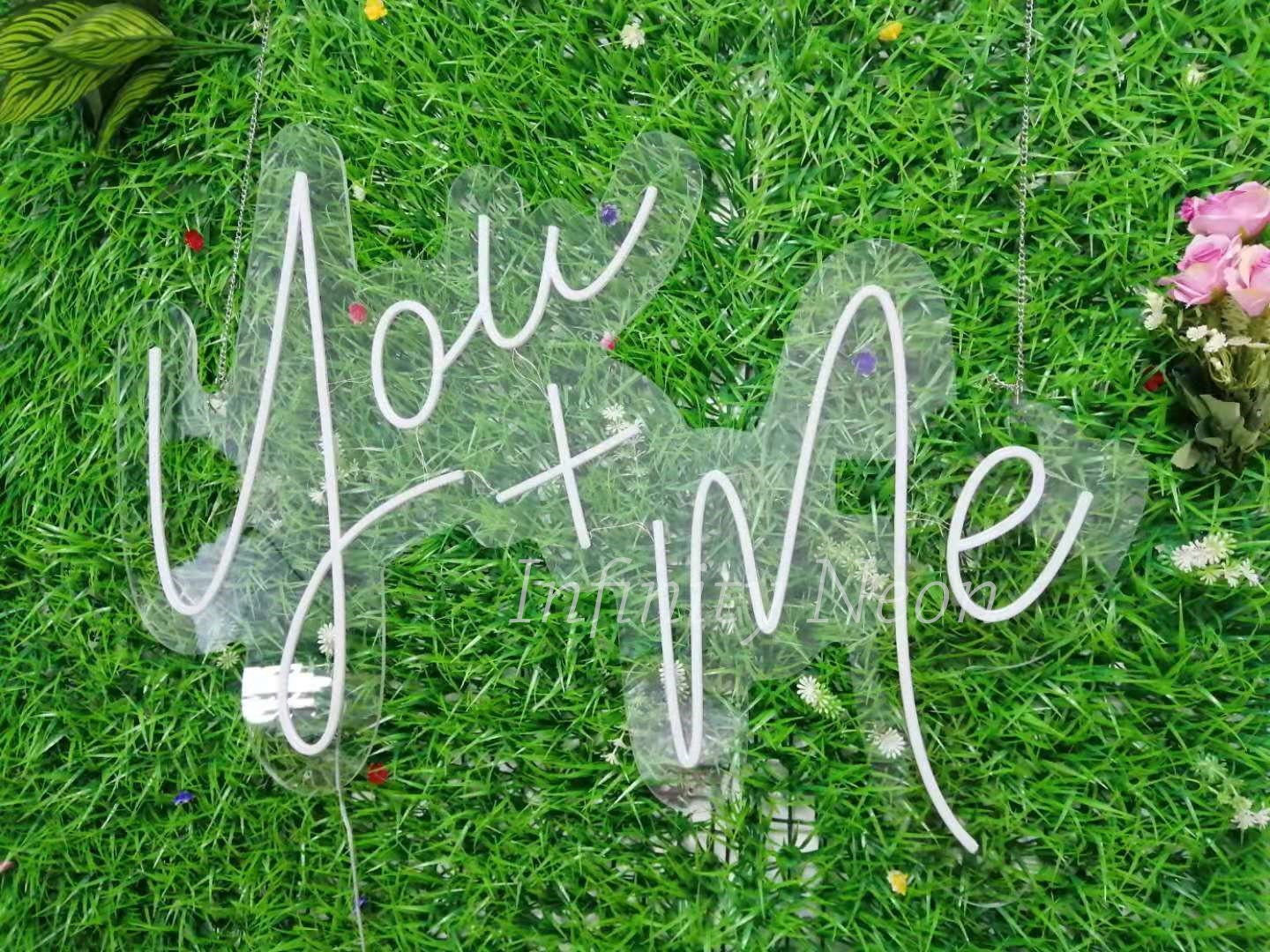 Custom Neon Sign You and Me Neon Sign Custom Wedding Neon Sign - Etsy