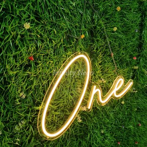 Wedding Neon Sign, Custom One Neon Sign, Neon Sign, Neon Sign Custom ...
