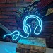 Headset Neon Sign/ Custom Neon Sign/ Custom Wedding Neon Sign/ Neon ...