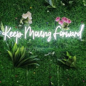 Keep Moving Forward Neon Sign,neon Sign Anime,anime Neon Sign,led Neon ...