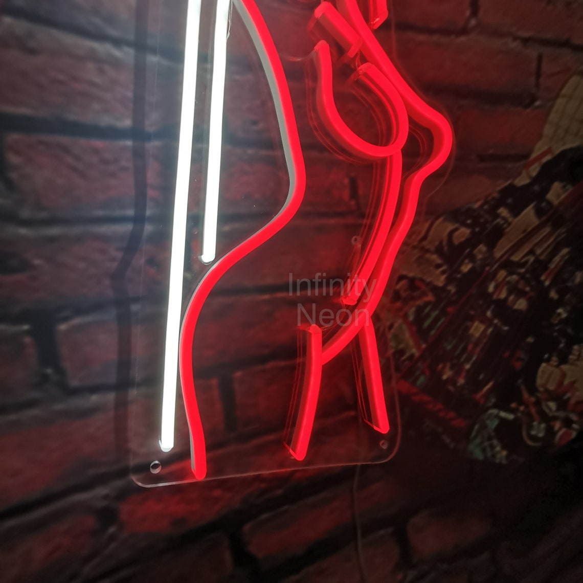 Custom Neon Sign Woman Body Sexy Lady Back Neon Sign Flex Led - Etsy