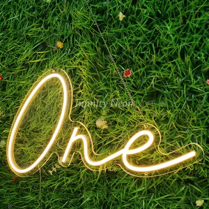 Wedding Neon Sign, Custom One Neon Sign, Neon Sign, Neon Sign Custom ...