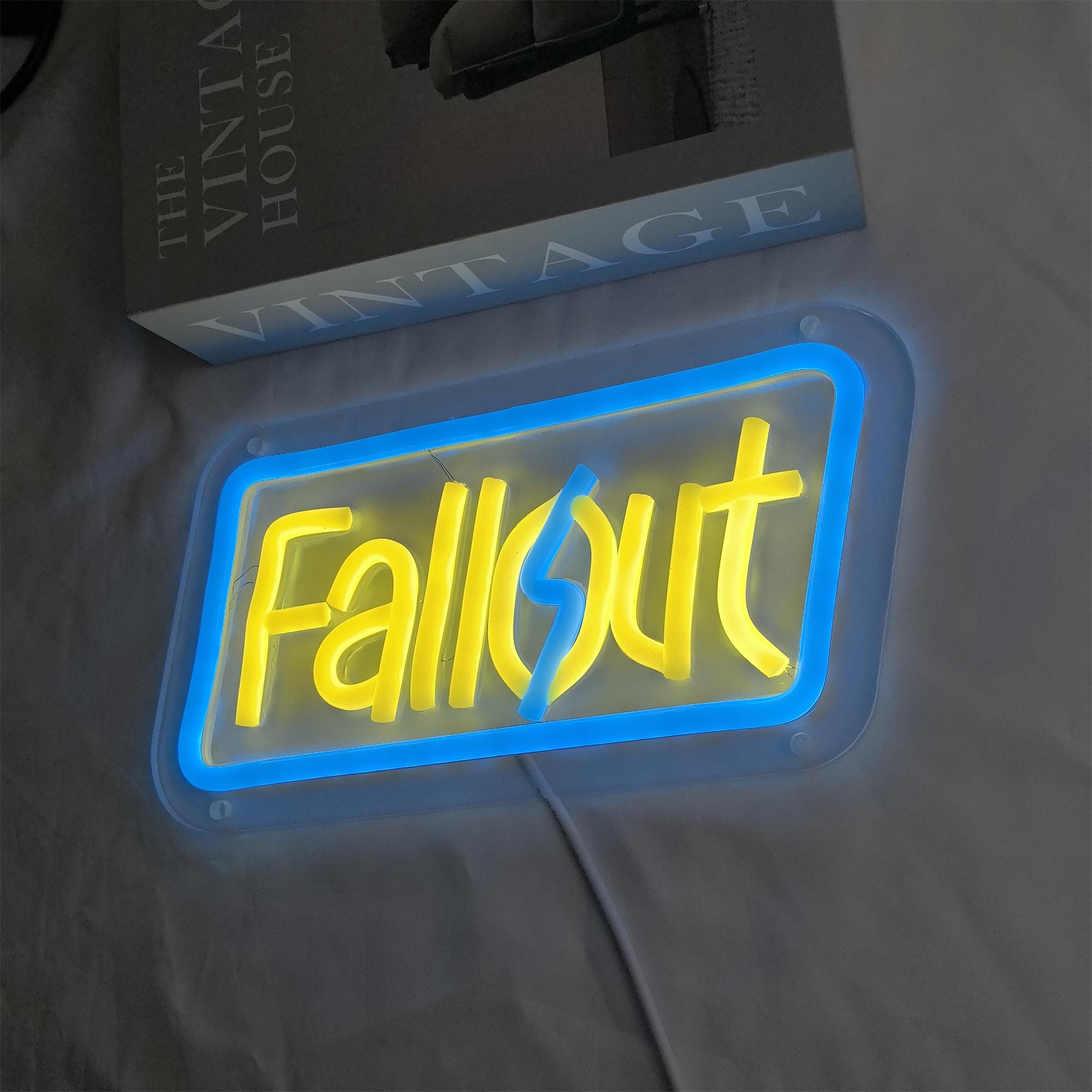Fallout Neon Sign, Wall-mounted Gaming Room Man Cave Party Bedroom ...