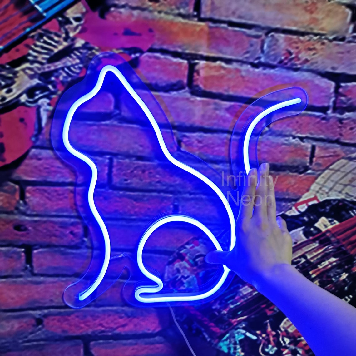 Custom Neon Sign Cat Neon Sign Custom Wedding Neon Sign Led Custom ...