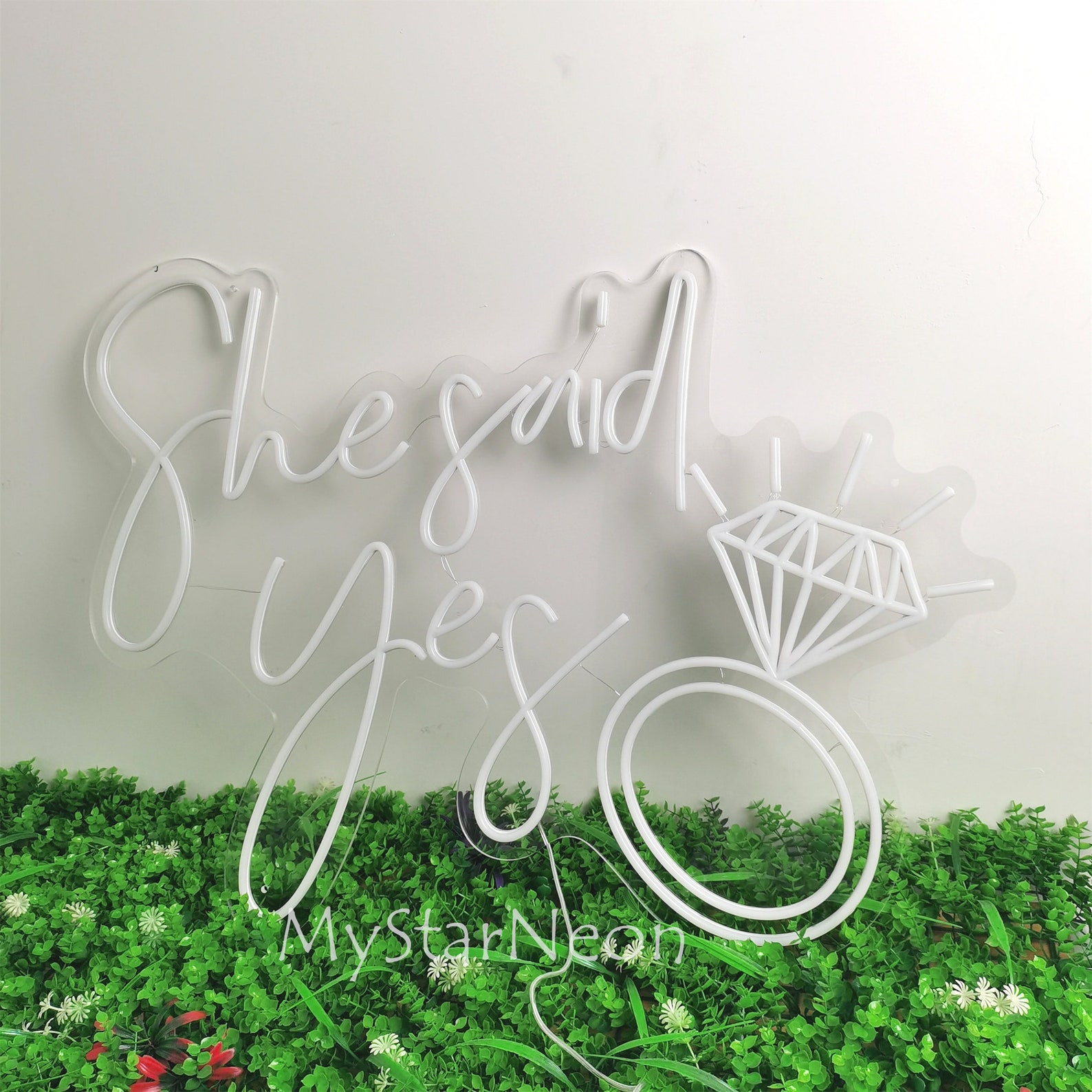 She Said Yes Neon Sign,custom Wedding Neon Sign,bedroom Neon Sign ...