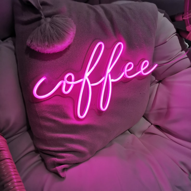 Coffee Neon Sign / Flex Neon Sign / Handcrafted Neon Sign / Wall Neon ...