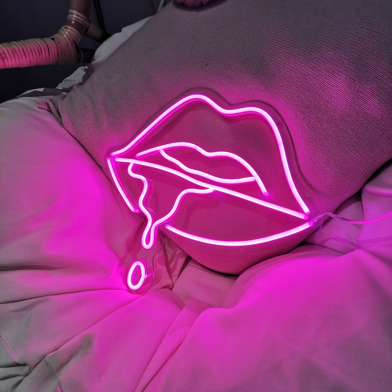 Pink Neon Sign - Etsy