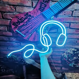 Headset Neon Sign/ Custom Neon Sign/ Custom Wedding Neon Sign/ Neon ...