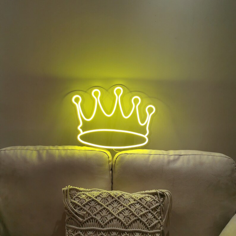 Crown Neon Sign Wedding Custom Neon Sign Flex Led Neon Light - Etsy