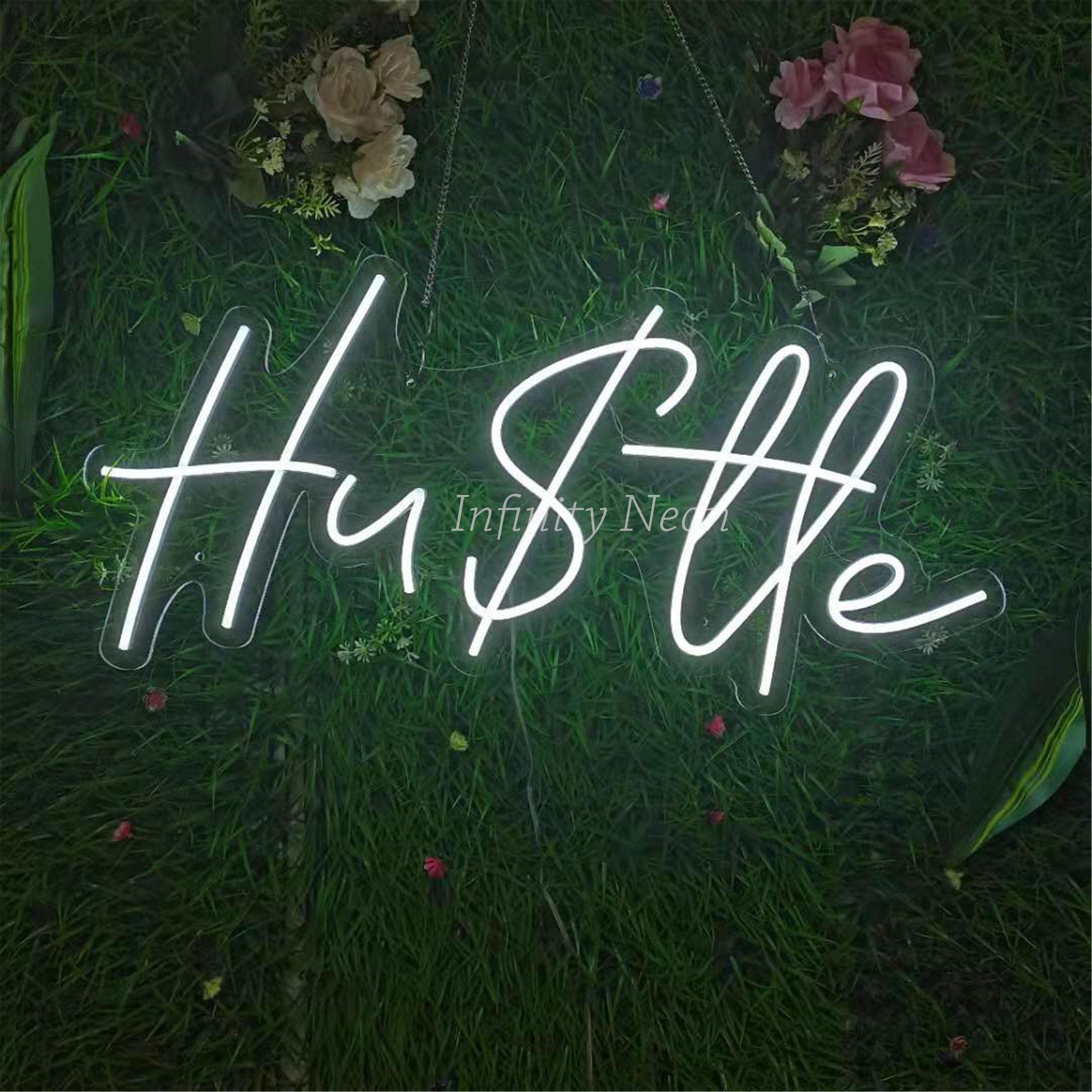 Hustle Neon Sign/custom Neon Sign/ Handmade Neon Sign/ Neon - Etsy