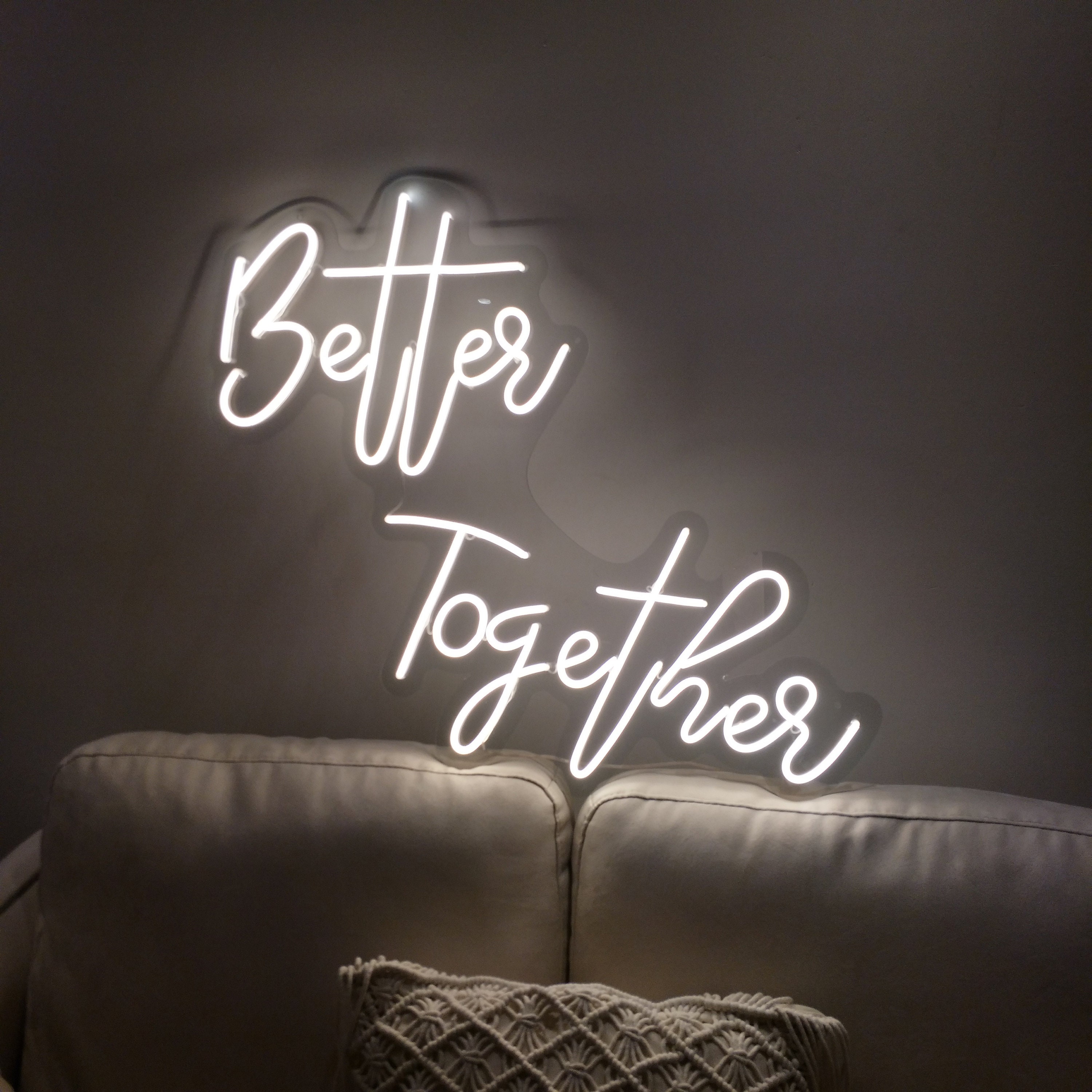 Better Together Neon Sign/custom Neon Sign/neon Sign/handmade Neon Sign ...