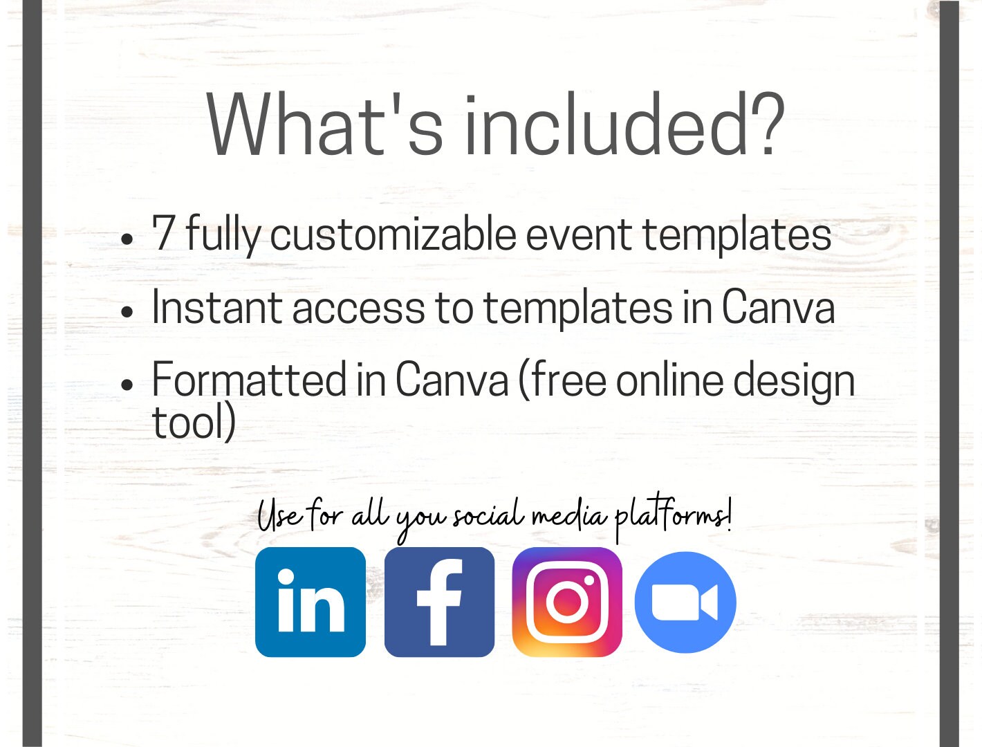 Social Media Event Flyer Template - Etsy