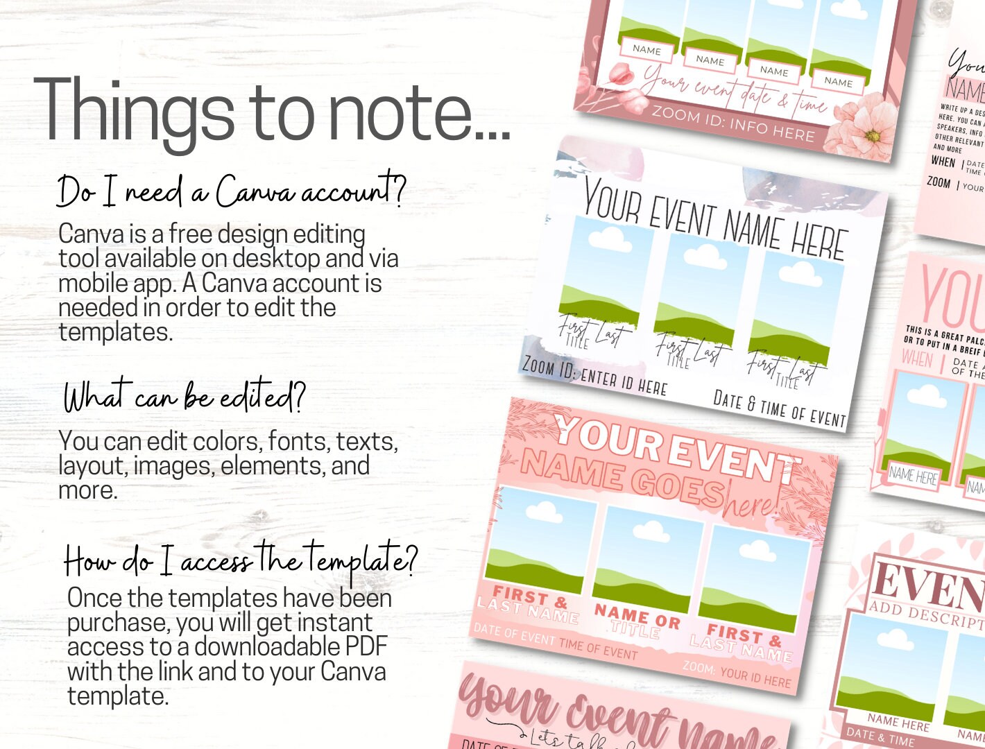 Social Media Event Flyer Template - Etsy