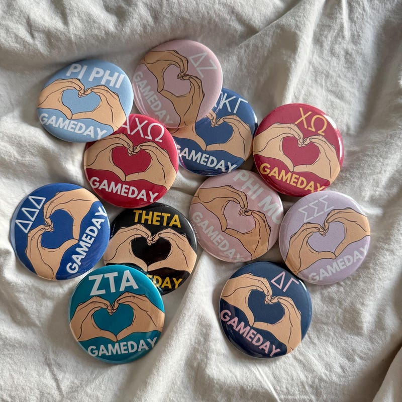 Sorority Buttons - Etsy