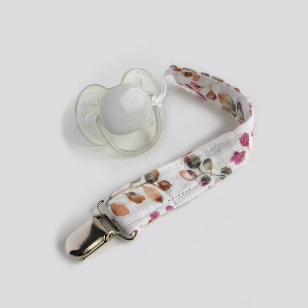 Flower Pacifier Clip - Etsy