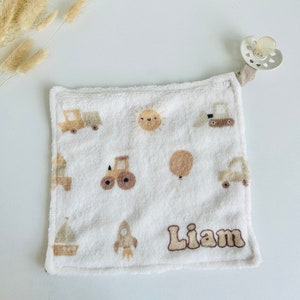Personalized Baby Lovey for Newborn Pacifier Holder Blanket With Custom ...