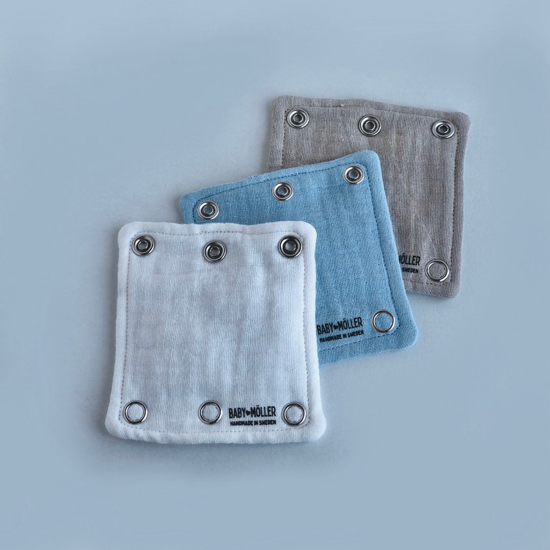 Baby Body Suit Extender 3 Pcs Snap- in Body Suit Extension Infant ...